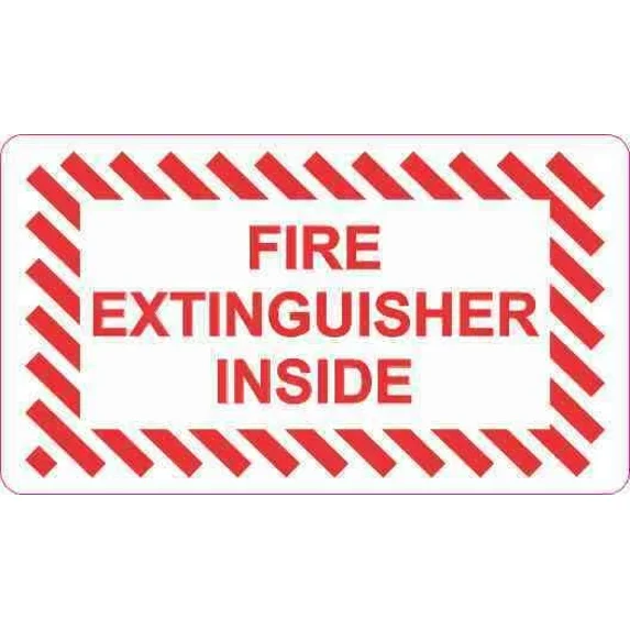 DOPASTICKER Fire Extinguisher Inside Sticker Phone Sticker, Latop ...