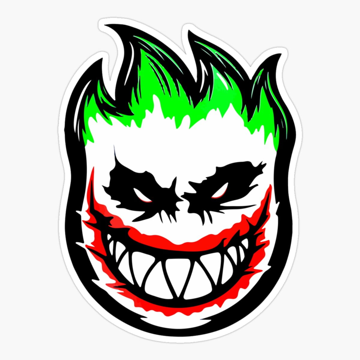 DOPASTICKER Fire Sticker, Phone Sticker Water Bottle Sticker Car ...