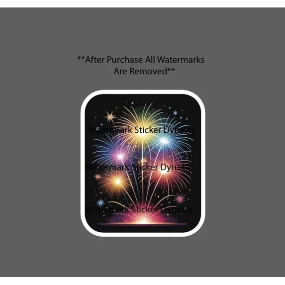 DOPASTICKER Fireworks Stickerhow 4Th Of July Years Sticker Phone ...