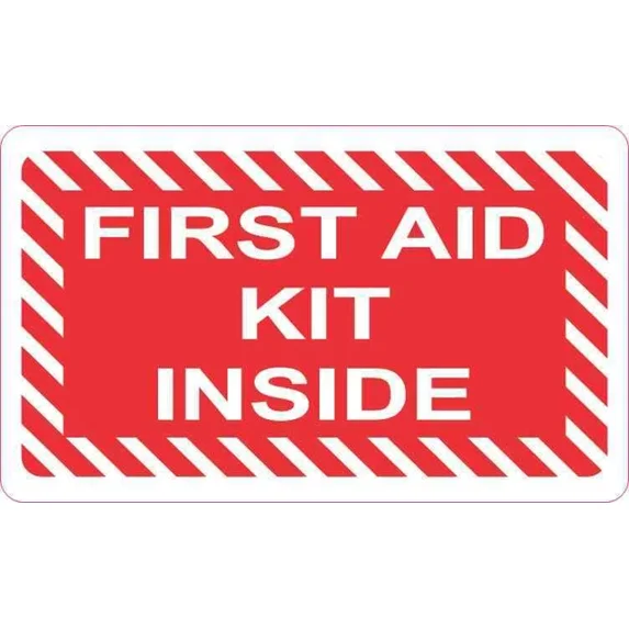 DOPASTICKER First Aid Kit Inside Sticker Phone Sticker, Latop Sticker ...