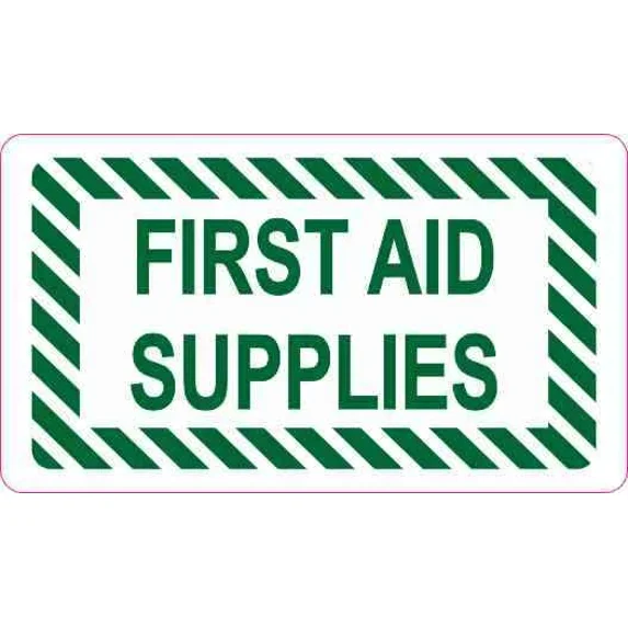 DOPASTICKER First Aid Supplies Sticker Medical Emergency Sticker Phone ...