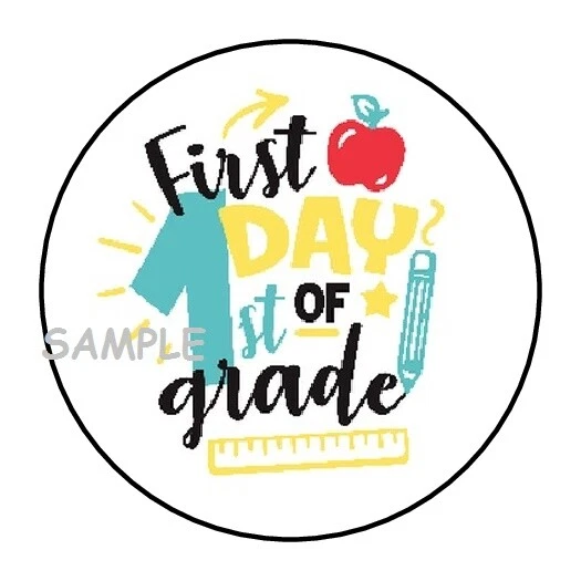 DOPASTICKER First Day Of First Grade Stickers School Phone Decal Water ...