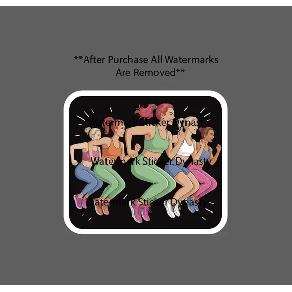 DOPASTICKER Fitness Class Sticker Workout Gym Business Sticker Phone ...