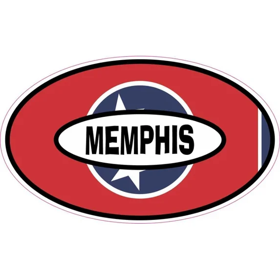 DOPASTICKER Flag Oval Memphis Sticker Phone Sticker, Latop Sticker ...