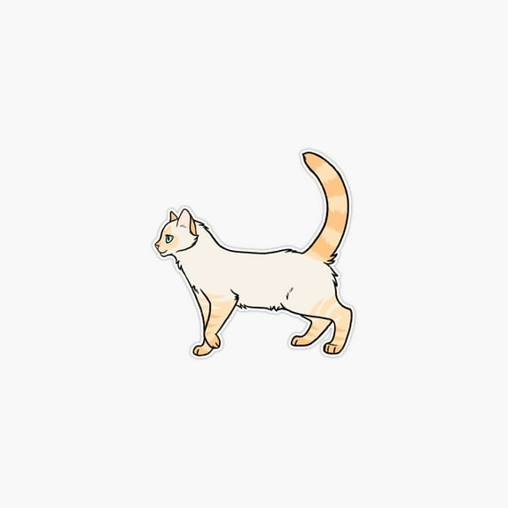 DOPASTICKER Flame Point Cat Sticker, Phone Sticker Water Bottle Sticker ...