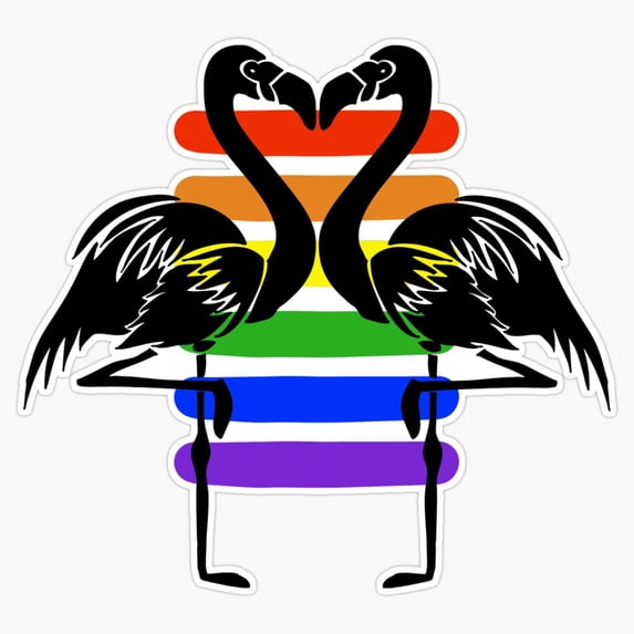 DOPASTICKER Flamingo Sticker, Phone Sticker Car Stickers, Birthday Gift ...