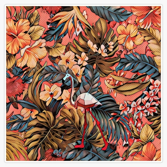 DOPASTICKER Flamingo Sticker, Phone Sticker Water Bottle Sticker Car ...