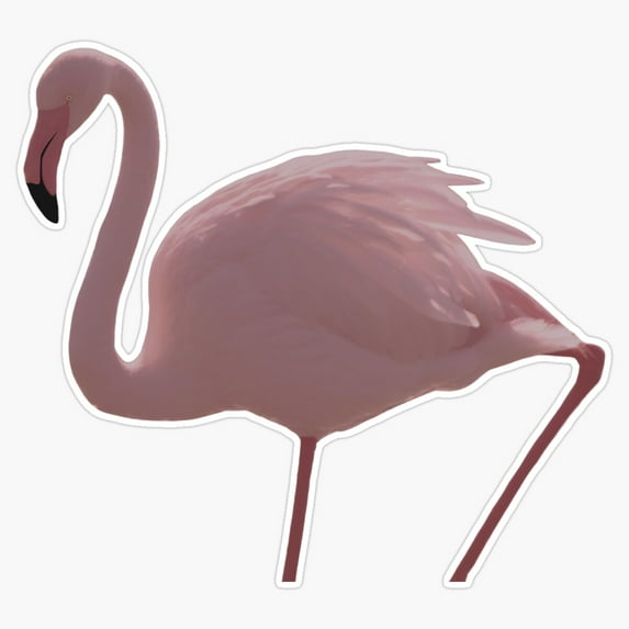 DOPASTICKER Flamingo Sticker, Phone Sticker Water Bottle Sticker Car ...