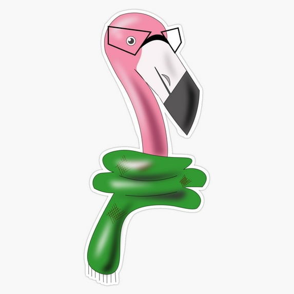 DOPASTICKER Flamingo Sticker, Phone Sticker Water Bottle Sticker Car ...