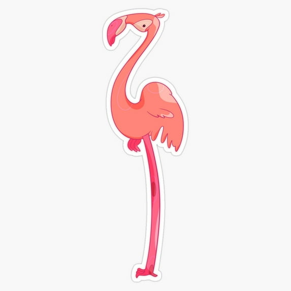 DOPASTICKER Flamingo Sticker, Phone Sticker Water Bottle Sticker Car ...