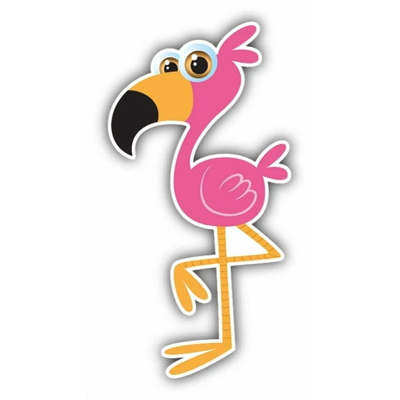 DOPASTICKER Flamingo View Sticker Decal Phone Decal Water Bottle ...