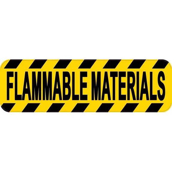 DOPASTICKER Flammable Materials Sticker Phone Sticker, Latop Sticker ...