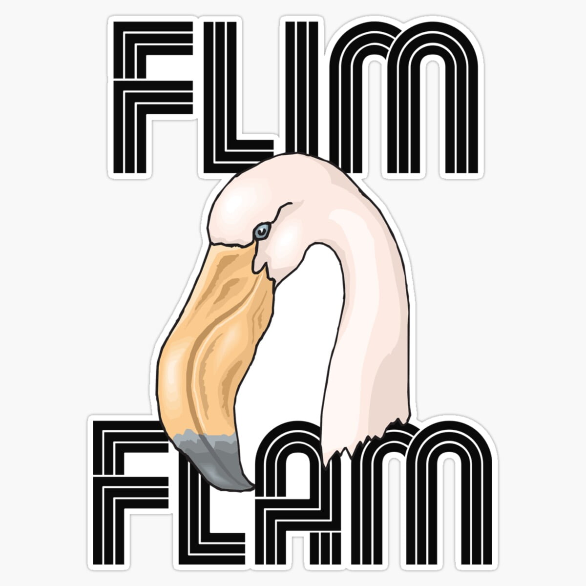 DOPASTICKER Flim Flam Sticker, Phone Sticker Water Bottle Sticker Car ...