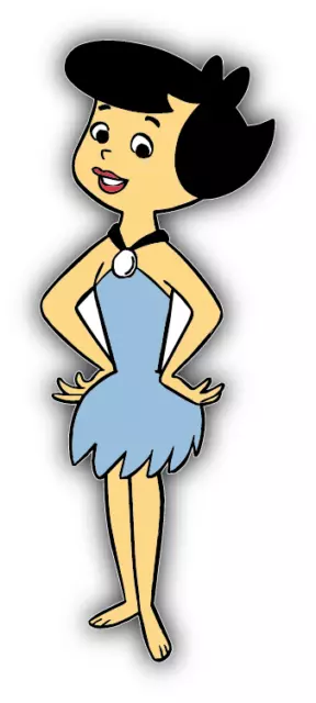 DOPASTICKER Flintstones Betty Cartoon Car Sticker Decal Phone Decal ...