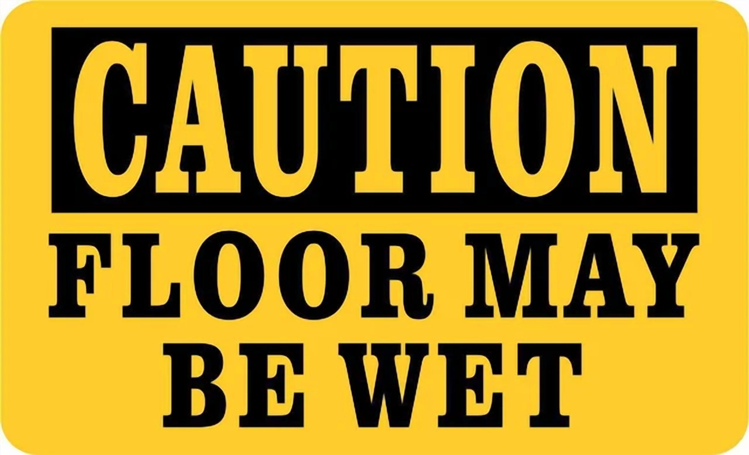 DOPASTICKER Floor May Be Wet Sticker Business Safety Sticker Phone ...