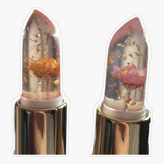 DOPASTICKER Flower Lipstick Sticker, Phone Sticker Water Bottle Sticker ...