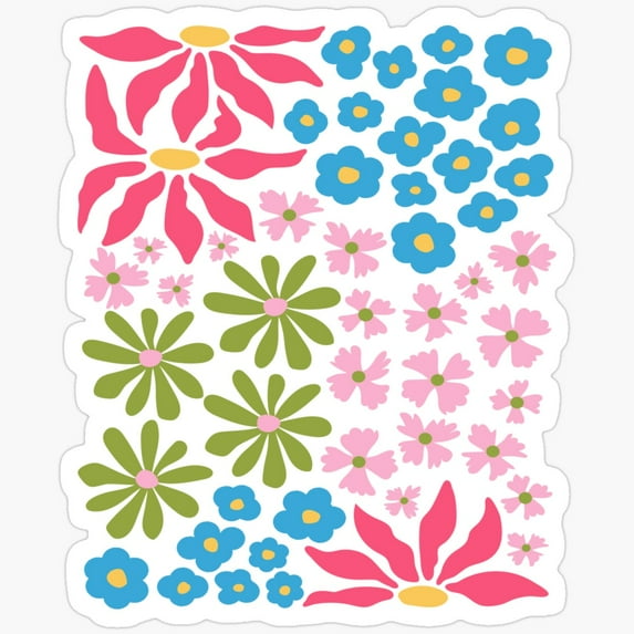 DOPASTICKER Flower Market 02: Kyoto Sticker Birthday Gifts - Decorative ...