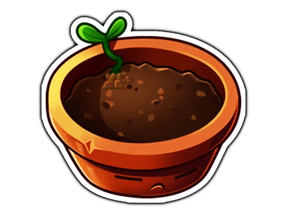 DOPASTICKER Flower Pot Sticker Decal Phone Decal Water Bottle Stickers ...