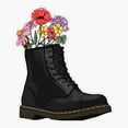 DOPASTICKER Flowers Growing From Doc Marten Boot Sticker, Phone Sticker ...