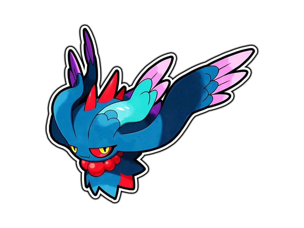 DOPASTICKER Flutter Mane Sticker Decal Phone Decal Water Bottle ...