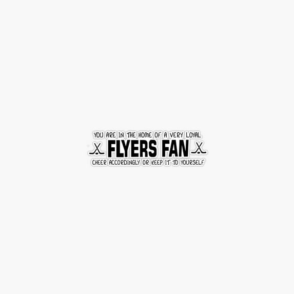 DOPASTICKER Flyers Fans Sticker, Phone Sticker Water Bottle Sticker Car ...