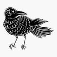 DOPASTICKER Folksy Crow Sticker, Phone Sticker Car Stickers, Birthday ...