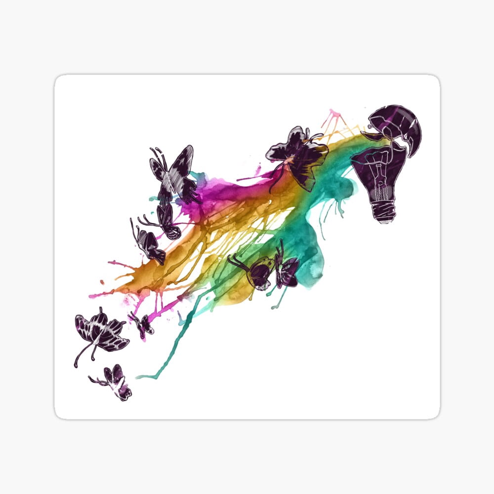 DOPASTICKER Follow The Colors - Hot Trending Sticker Phone Decal Water ...