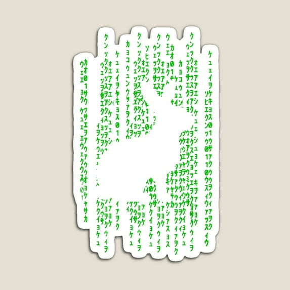DOPASTICKER Follow The White Rabbit Sticker Decorative Laptop, Phone ...