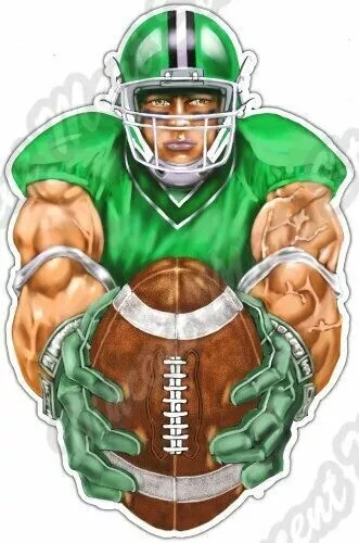 DOPASTICKER Football Player Ball Sport Player Car Window Sticker Decal ...