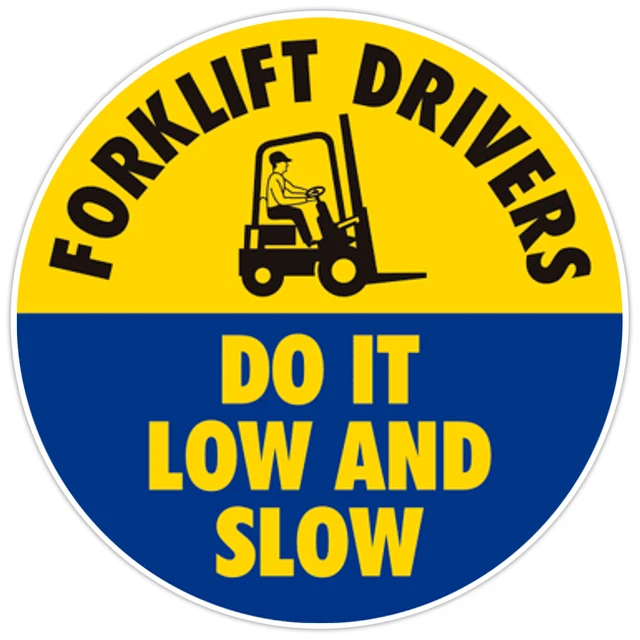 DOPASTICKER Forklift Drivers Do It Low And Slow Sticker Military Decal ...