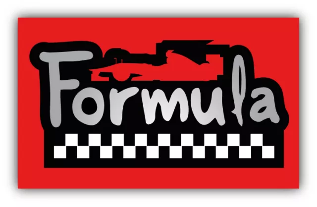 DOPASTICKER Formula Racing Label Car Sticker Phone Decal Water Bottle ...