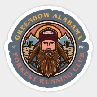 DOPASTICKER Forrest Running Club Decorative Laptop, Phone Stickers ...