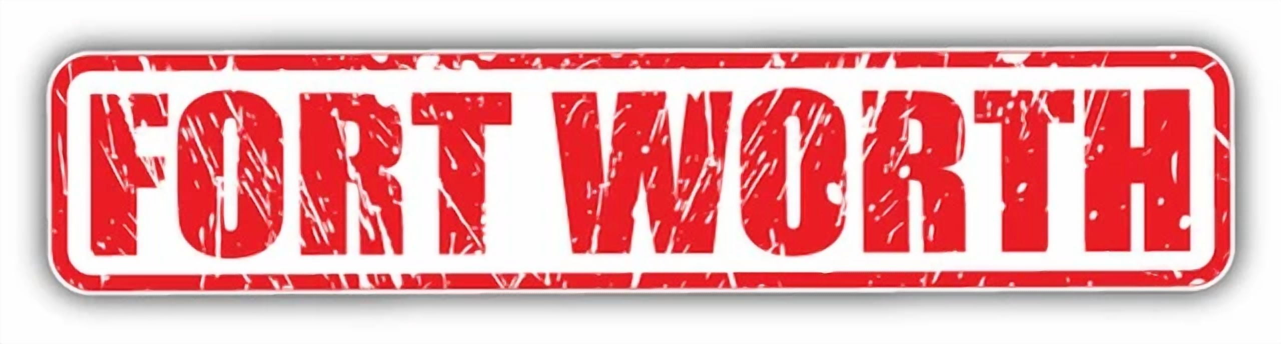 DOPASTICKER Fort Worth City Usa Grunge Sticker Decal Phone Decal Water ...