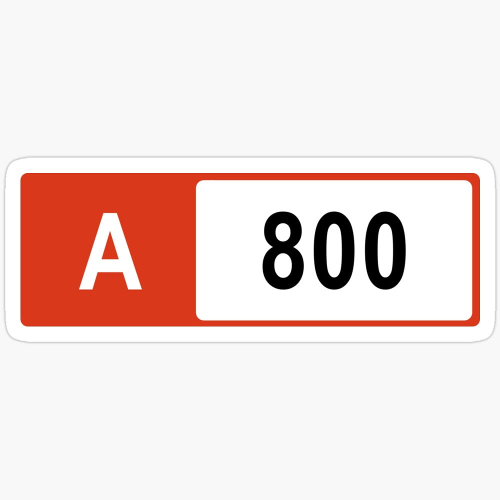 DOPASTICKER Forza Performance Index A 800 Red Sticker Phone Sticker ...