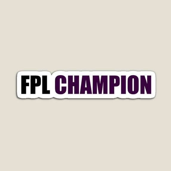 DOPASTICKER Fpl Champion - Fantasy Premier League(English Premier ...