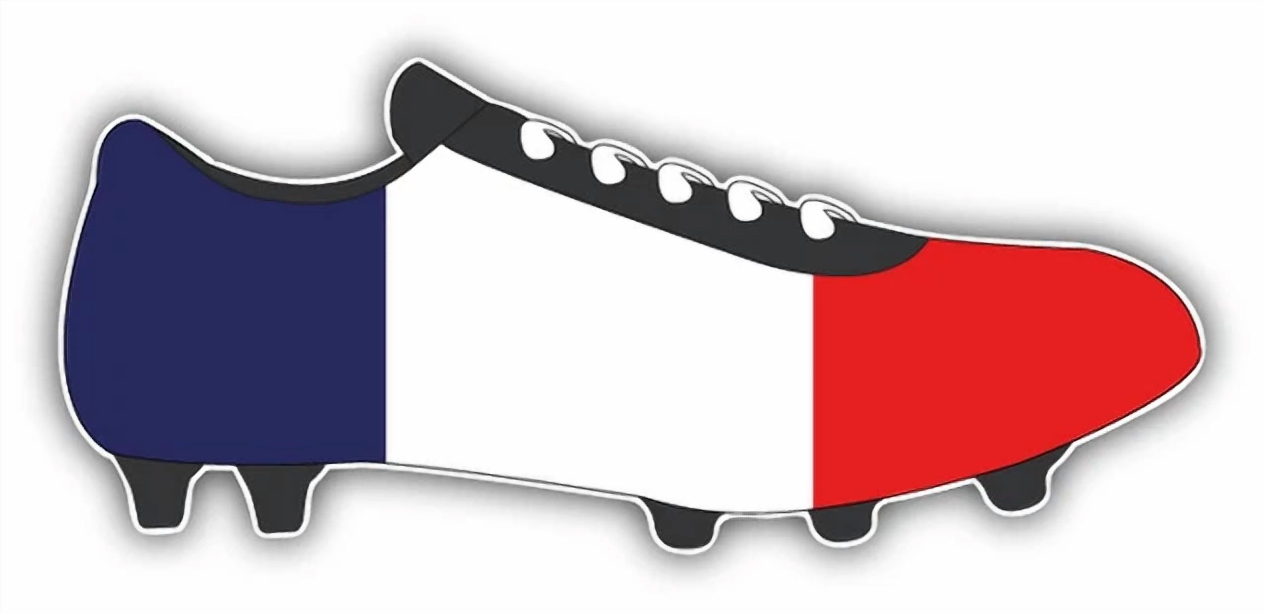 DOPASTICKER France Flag Soccer Cleats Sticker Decal Phone Decal Water ...