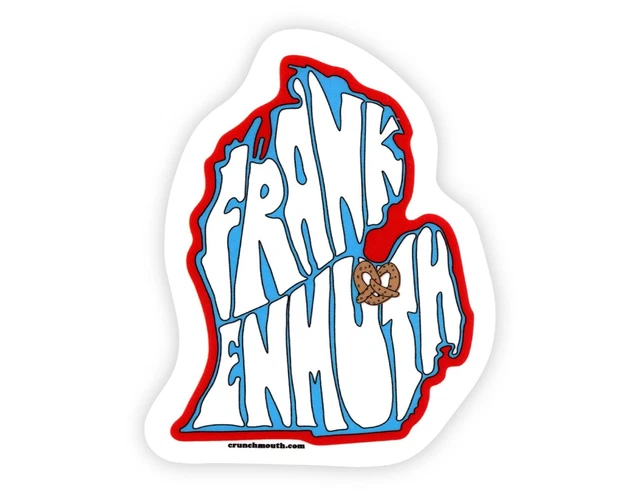 DOPASTICKER Frankenmuth Michigan State Map Sticker Travel Decal Phone ...