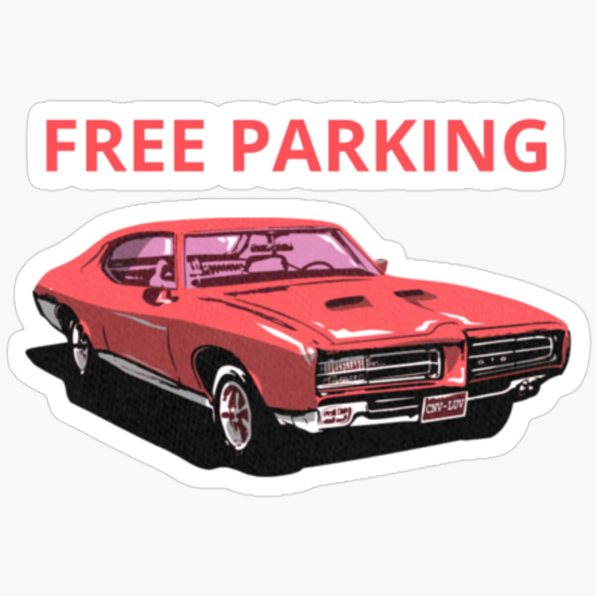 DOPASTICKER Free Parking Sticker Waterproof Sticker For Water Bottles ...