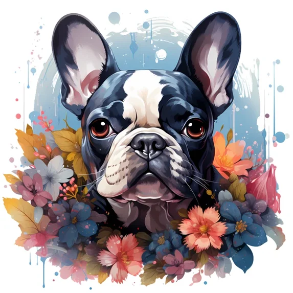DOPASTICKER French Bulldog Dog Car Sticker Dogs Sticker Phone Sticker ...
