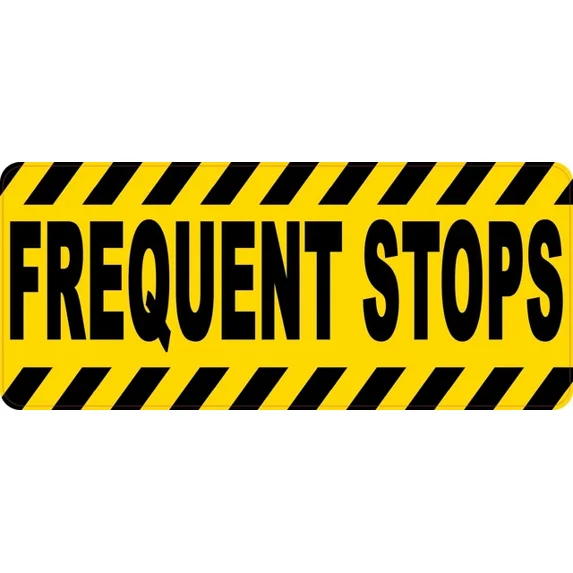 DOPASTICKER Frequent Stops Sticker Phone Sticker, Latop Sticker, Lover ...