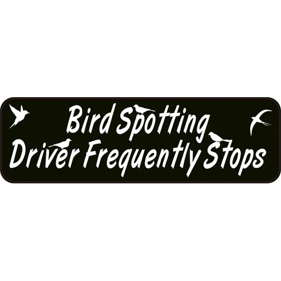 DOPASTICKER Frequently Stops Bird Spotting Sticker Phone Sticker, Latop ...