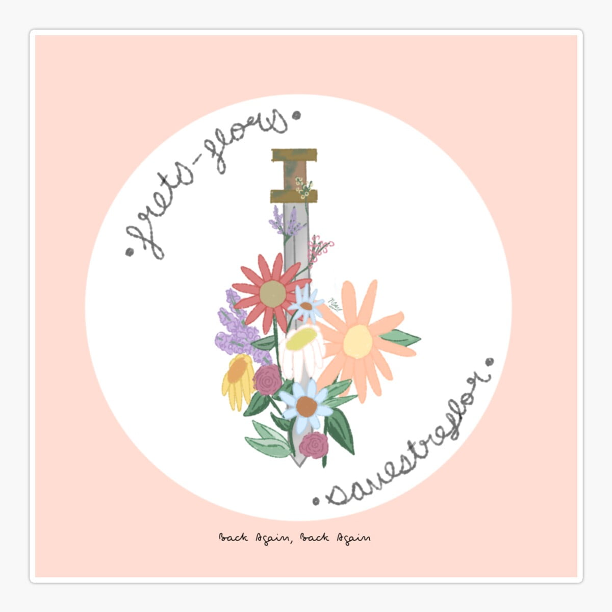 DOPASTICKER Frets-Flors,Savastreflor,- Back Again, Back Again (Pink ...