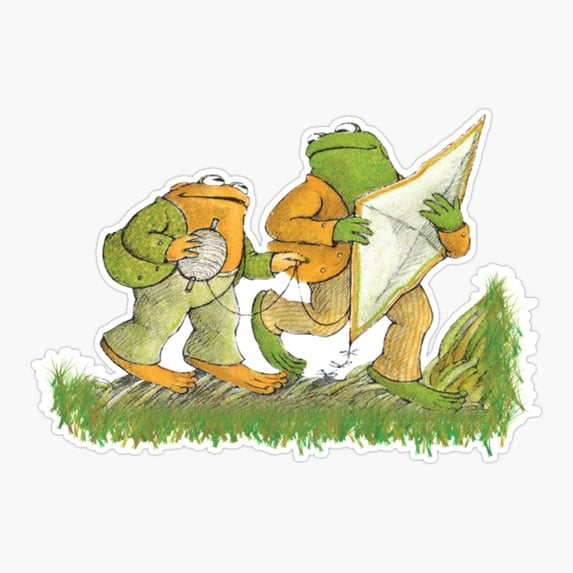DOPASTICKER Frog And Toad Are Friends Sticker, Phone Sticker Car ...
