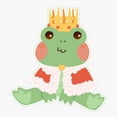 DOPASTICKER Frog King Sticker, Phone Sticker Car Stickers, Birthday ...