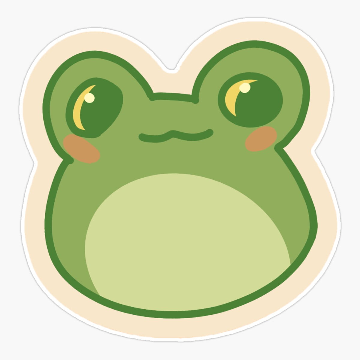DOPASTICKER Froggie Sticker, Phone Sticker Water Bottle Sticker Car ...