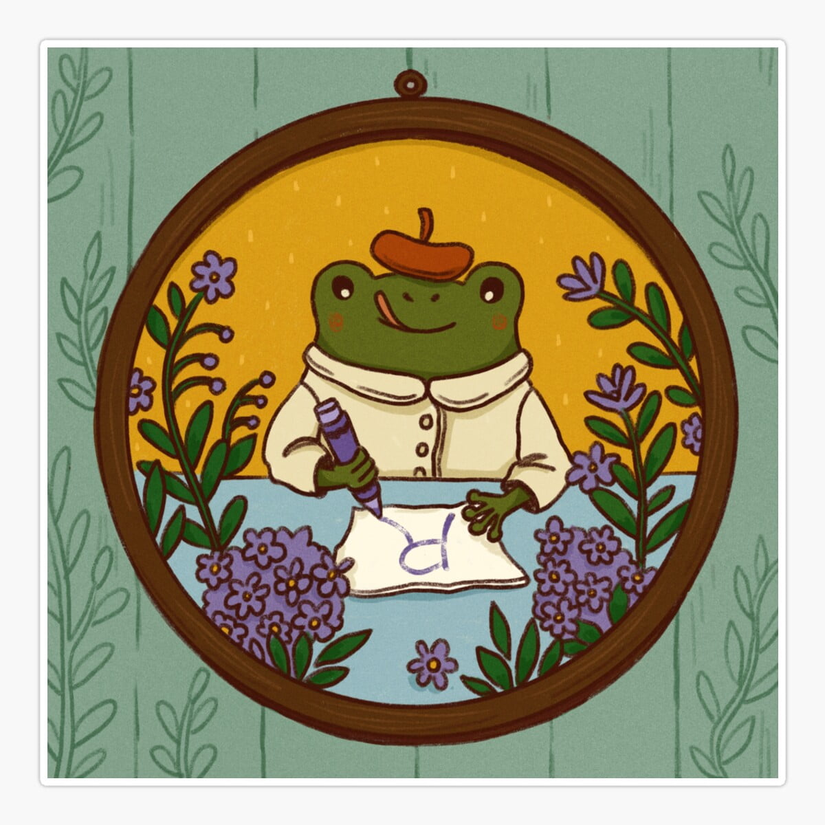 DOPASTICKER Froggy'S First Letter Sticker, Phone Sticker Car Stickers ...