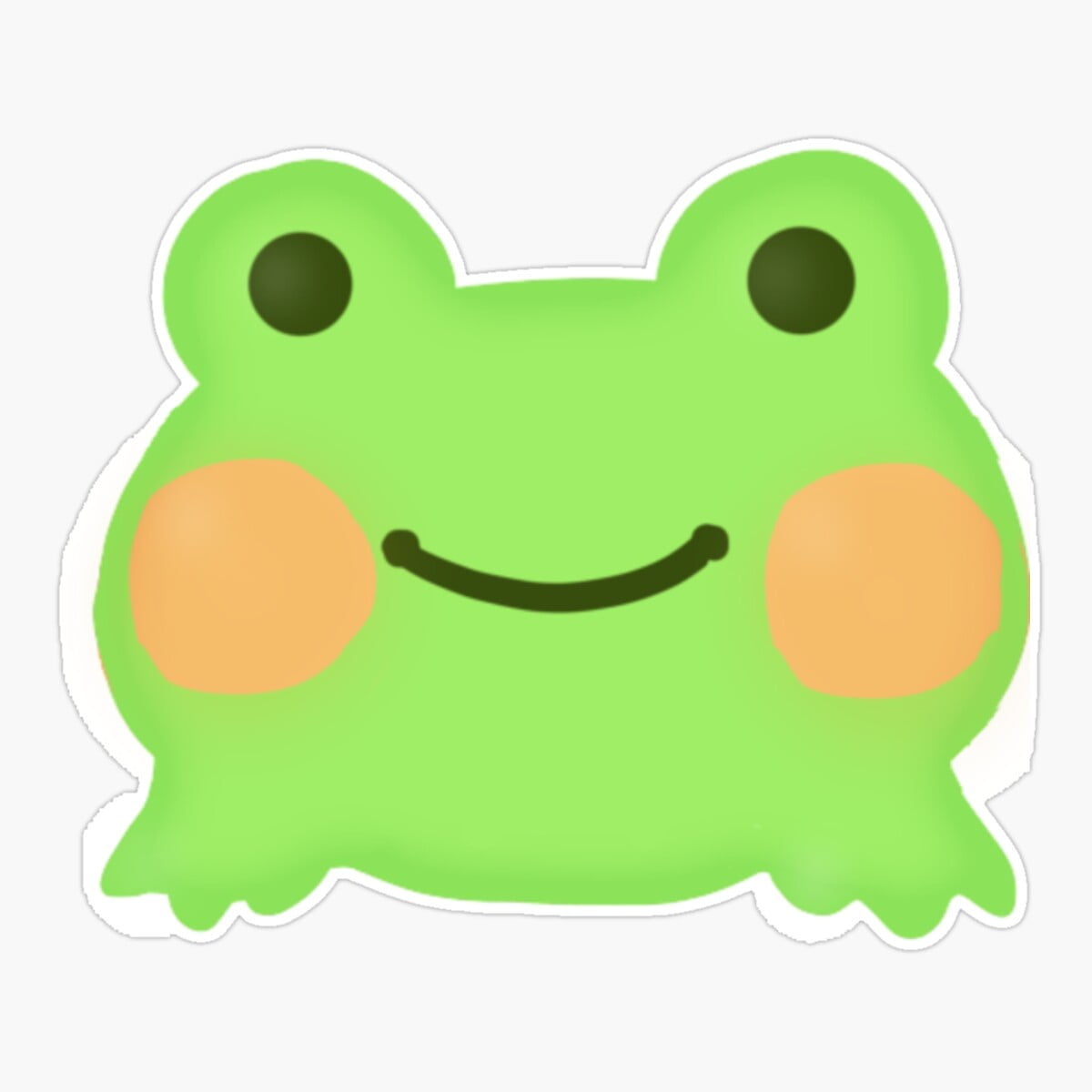 DOPASTICKER Froggy Sticker, Phone Sticker Car Stickers, Birthday Gift ...