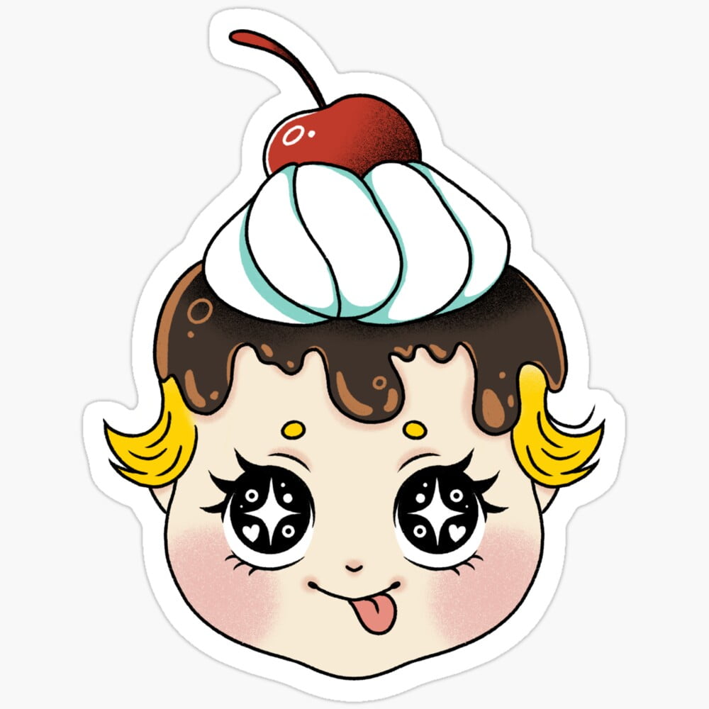 DOPASTICKER Frozen,Banana Split Sticker Phone Sticker, Latop Sticker ...