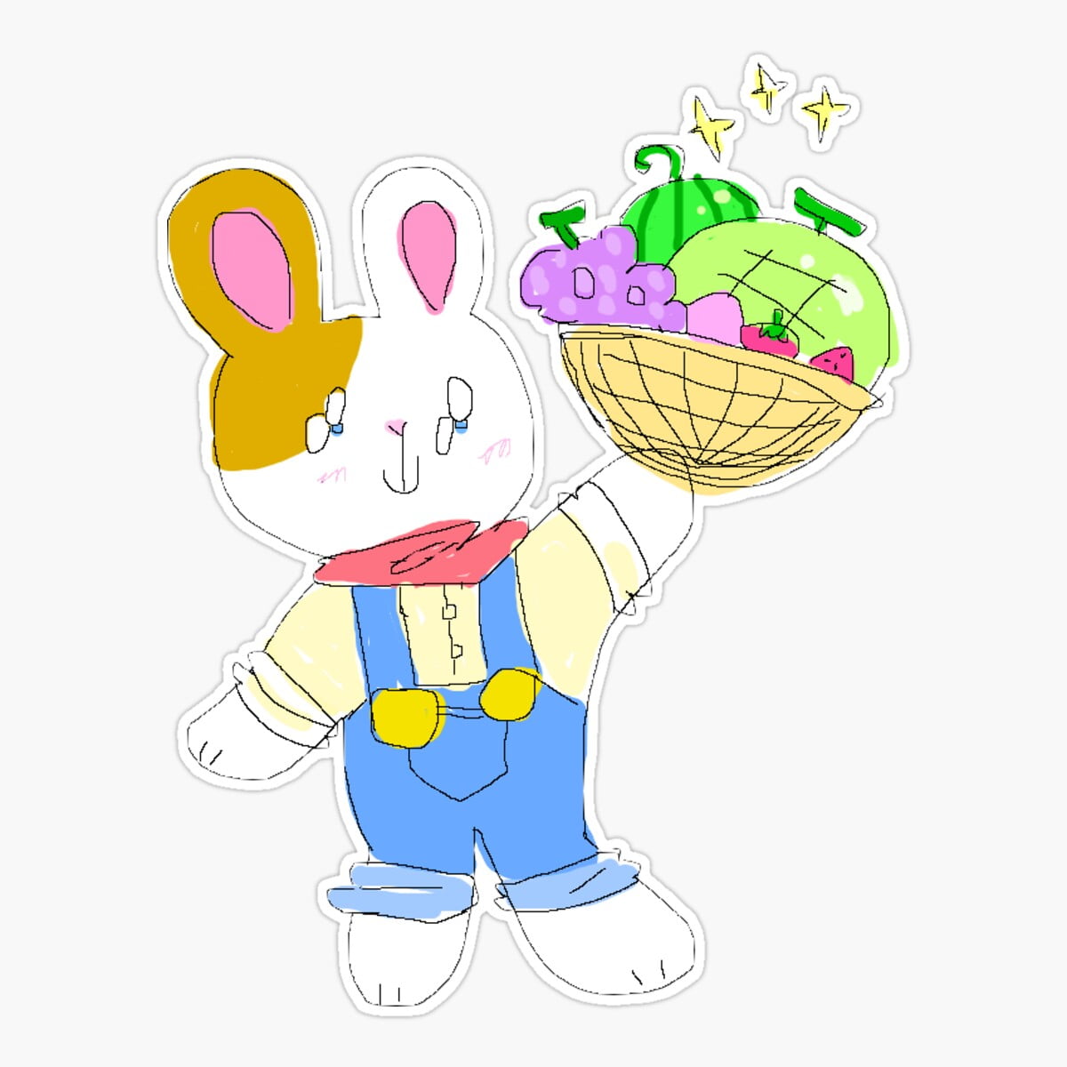 DOPASTICKER Fruit Bun Sticker, Phone Sticker Car Stickers, Birthday ...