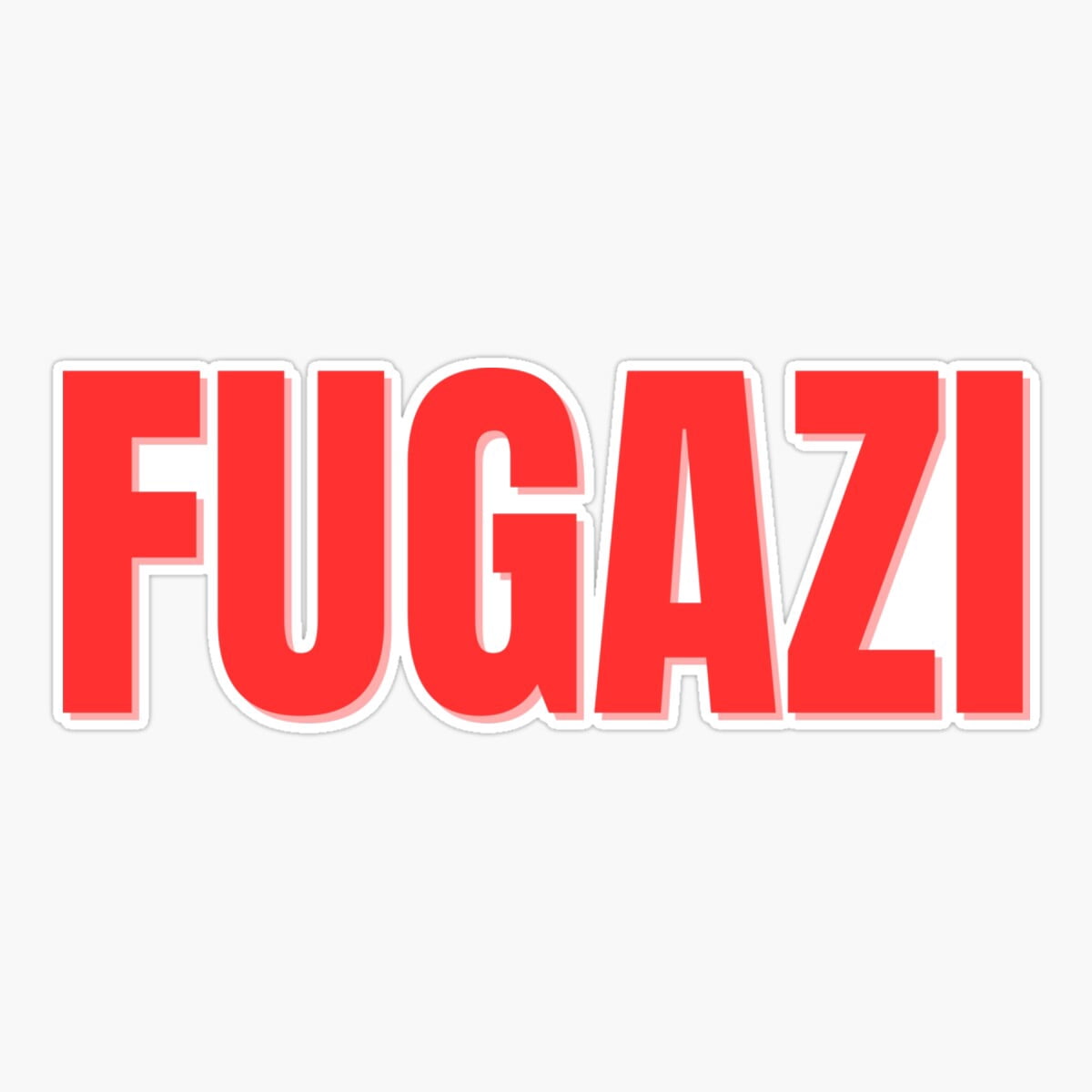 DOPASTICKER Fugazi Sticker, Phone Sticker Car Stickers, Birthday Gift ...